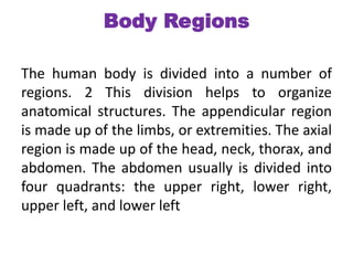 anatomy and physiology lecture presentation | PPTX
