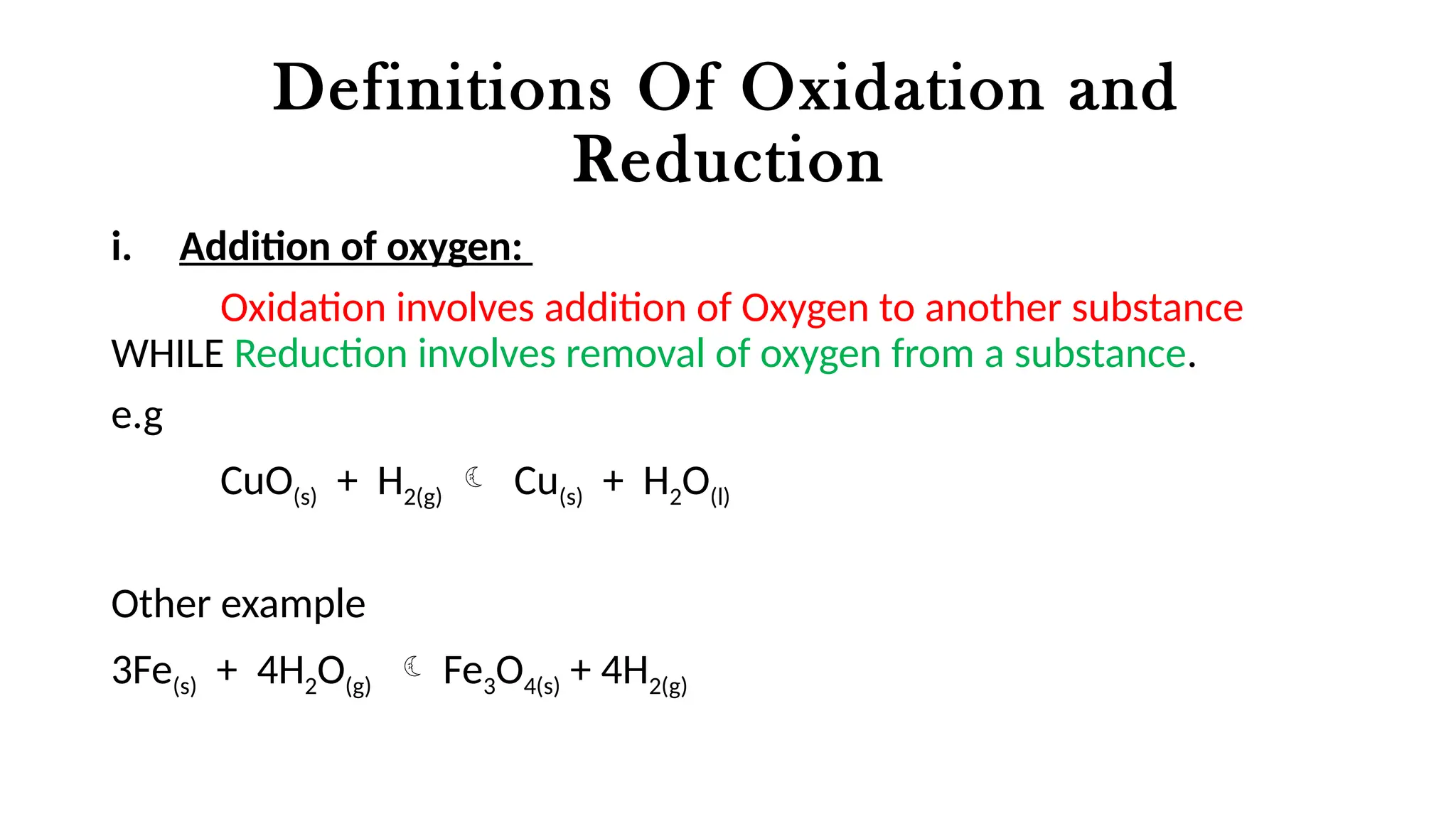 Oxidation and Reduction reactions with balancing of redox reactions.pptx