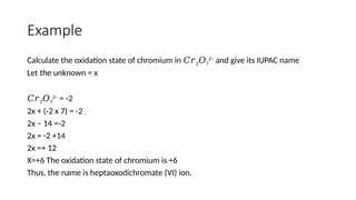 Oxidation and Reduction reactions with balancing of redox reactions.pptx