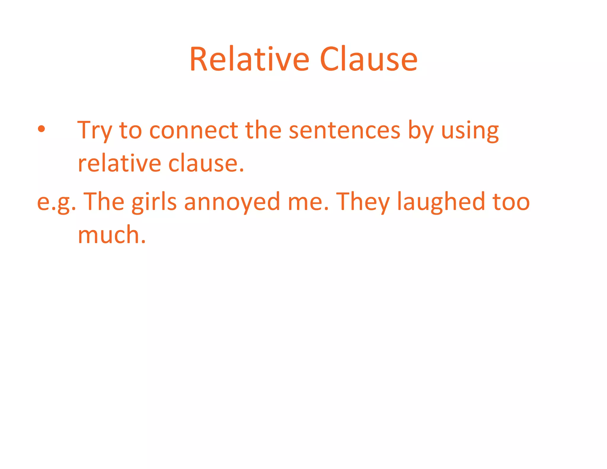 Week 3 relative clause | PPT