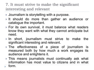 Week 3 role of journalism | PPT