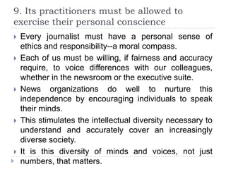 Week 3 role of journalism | PPT