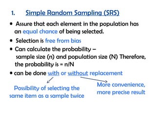PROBABILITY SAMPLING TECHNIQUES | PPT