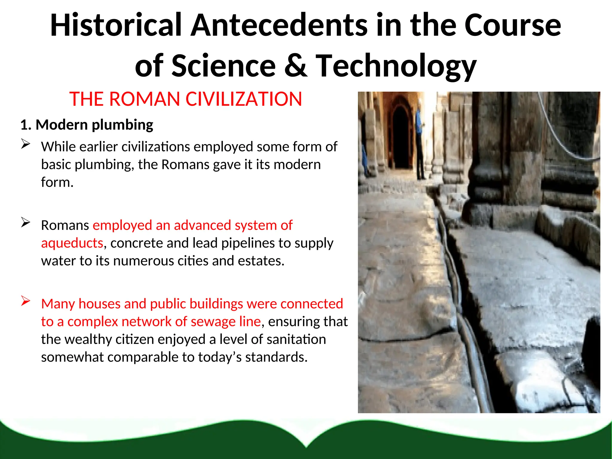 Science and Technology during Roman and Greek Civilization | PPT