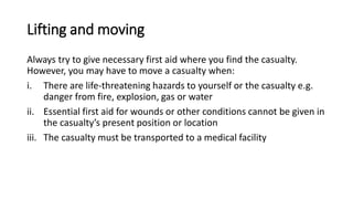 Week 3 Theory + Practical Class First Aid Notes | PDF