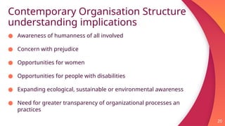 Understanding Contemporary Organisations 3 | PPT