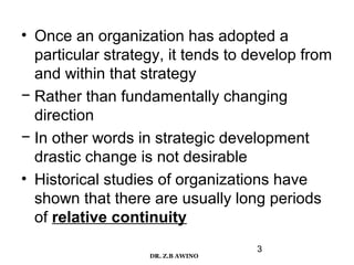 Week 3 views on strategy development | PPT