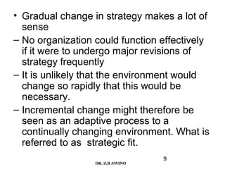 Week 3 views on strategy development | PPT