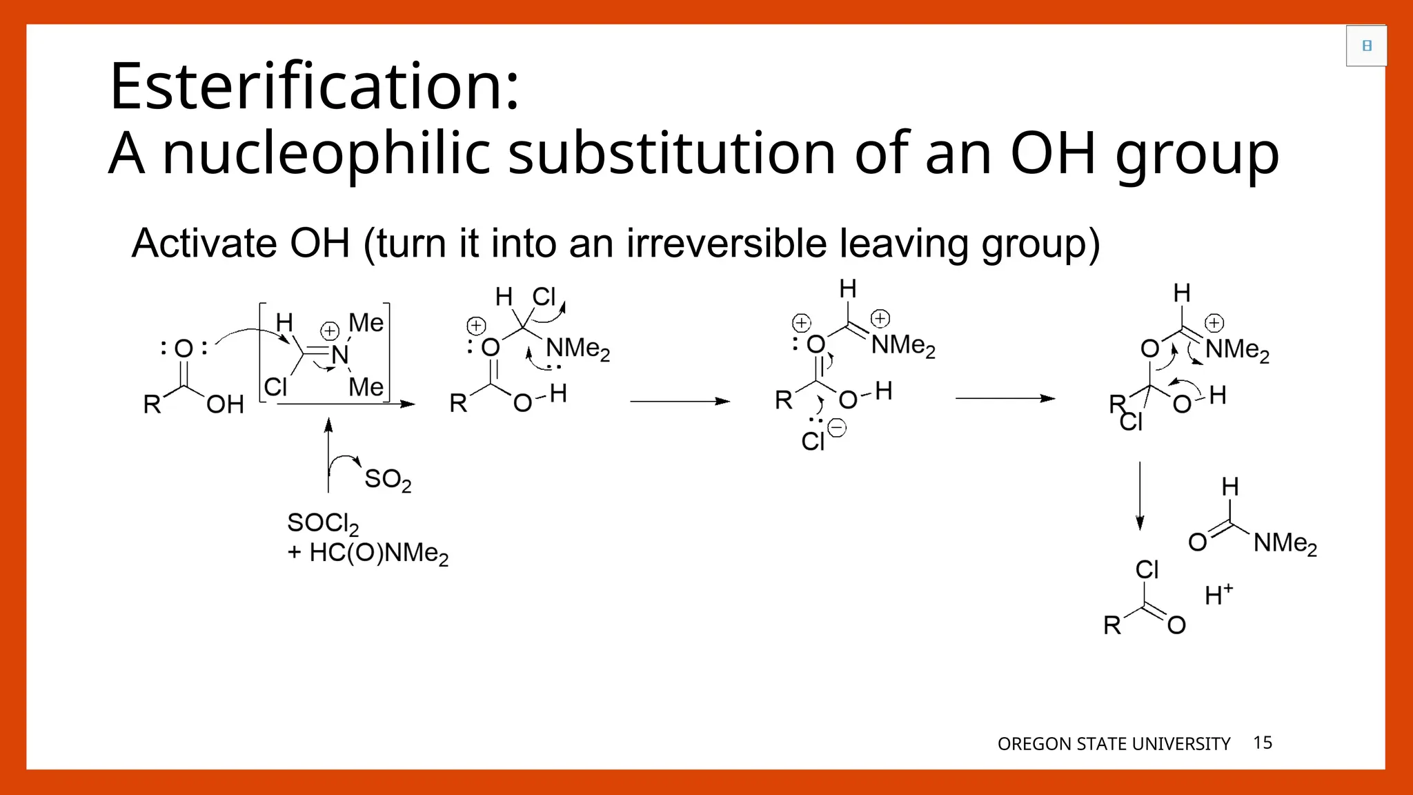ESTER REACTION MECHANISM FOR REACTION OF ACID AND ALCOHOLS | PPT