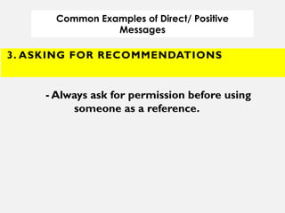 LIB300 Week 3 writing positive messages | PPT