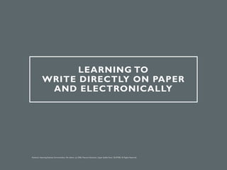 LIB300 Week 3 writing positive messages | PDF