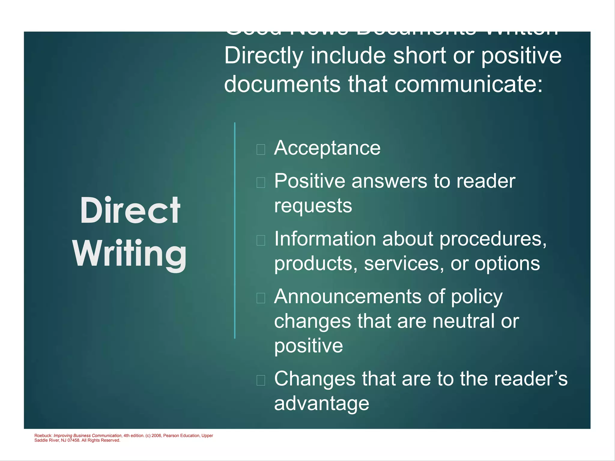 LIB300_Week 3 Writing Positive Messages | PPT