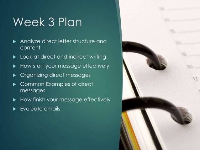 Week 3 Writing Positive Messages S1 | PPTX