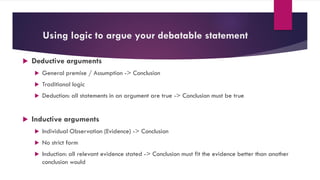 Week 4.1 deductive & inductive reasoning | PPT