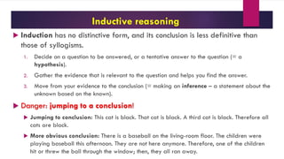 Week 4.1 deductive & inductive reasoning | PPT