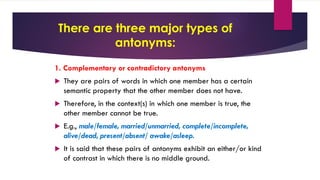 Week 4.2 semantic relationship student copy | PPT