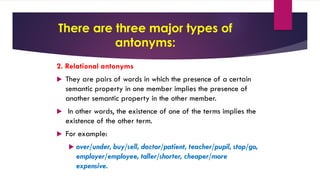 Week 4.2 semantic relationship student copy | PDF