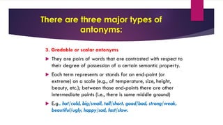Week 4.2 semantic relationship student copy | PDF