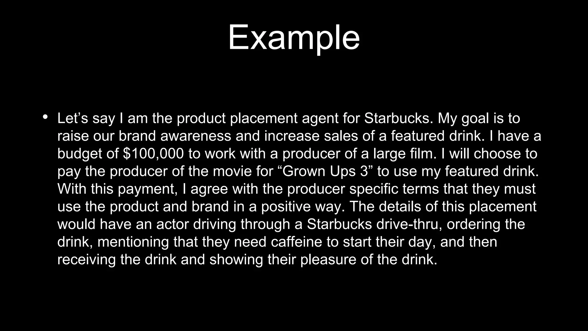 Product Placement | PPT