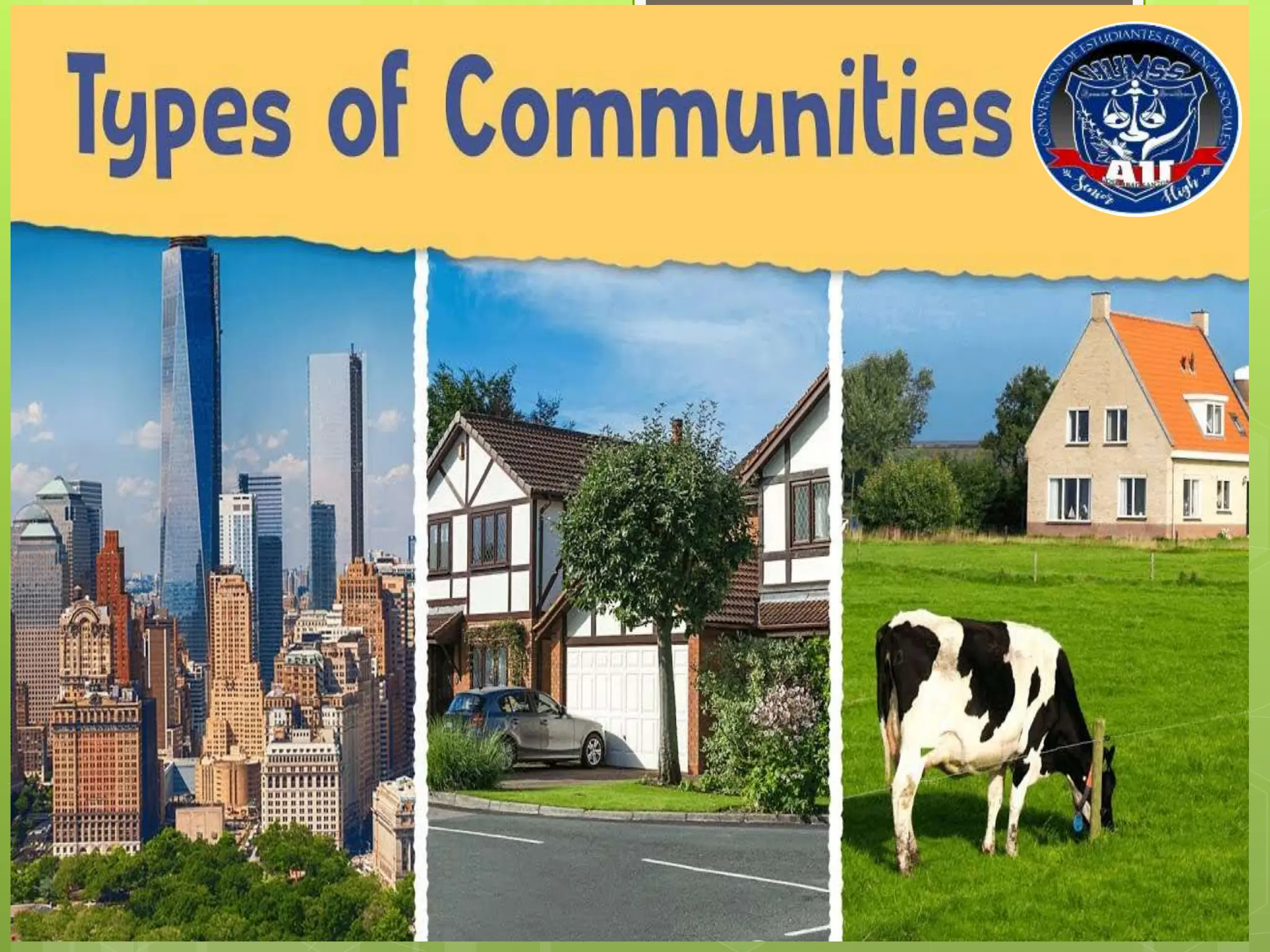 WEEK 4.different typologies of communitiespptx | PPTX