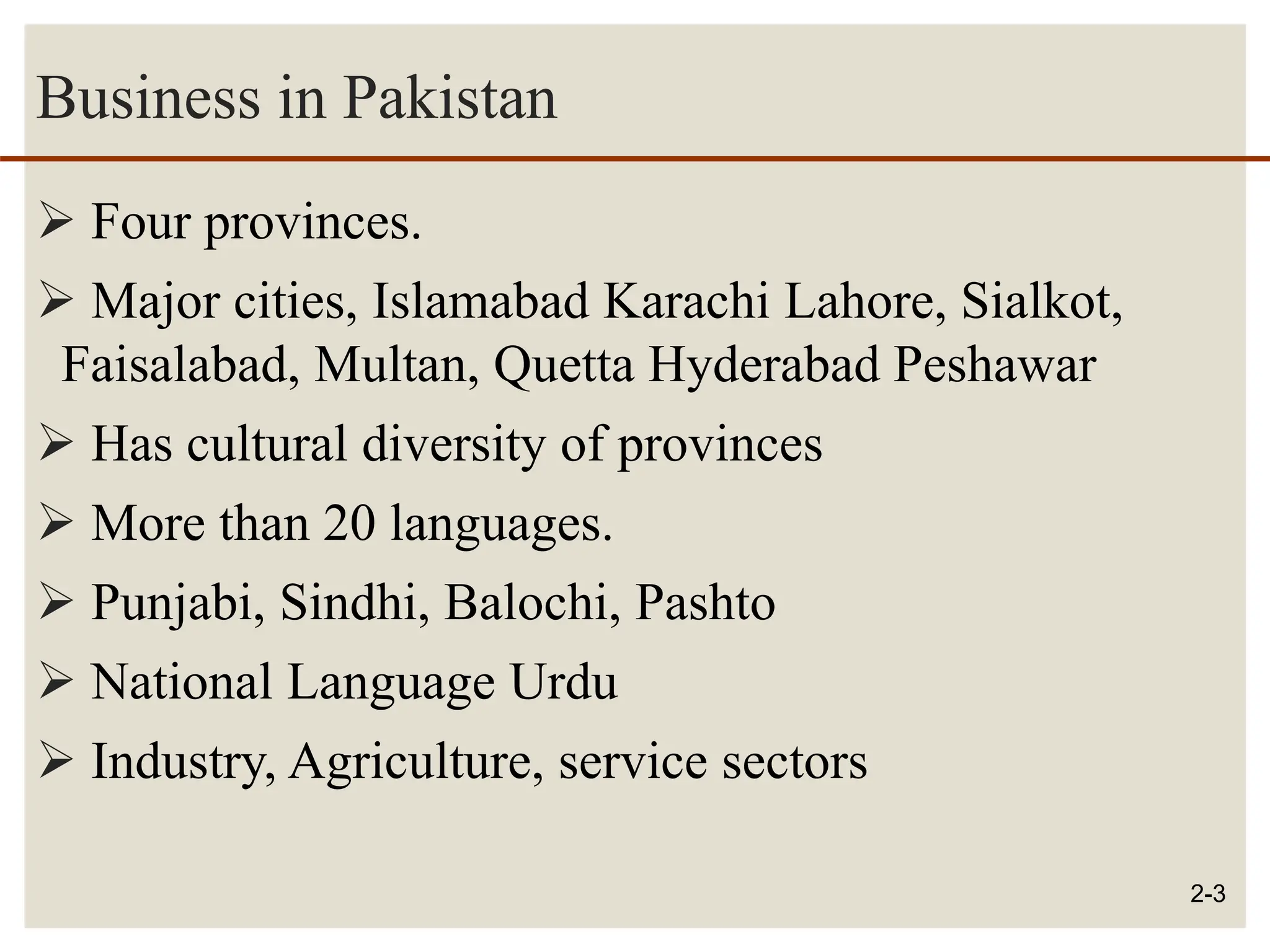 Different Businesses in Pakistan and their Dimensions | PPT
