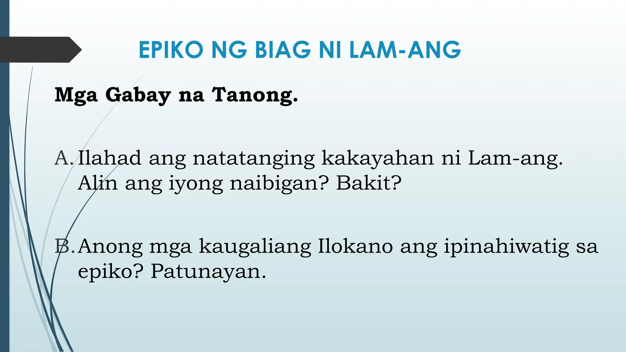 filipino presentation week 4 epiko ng pilipinas | PPTX