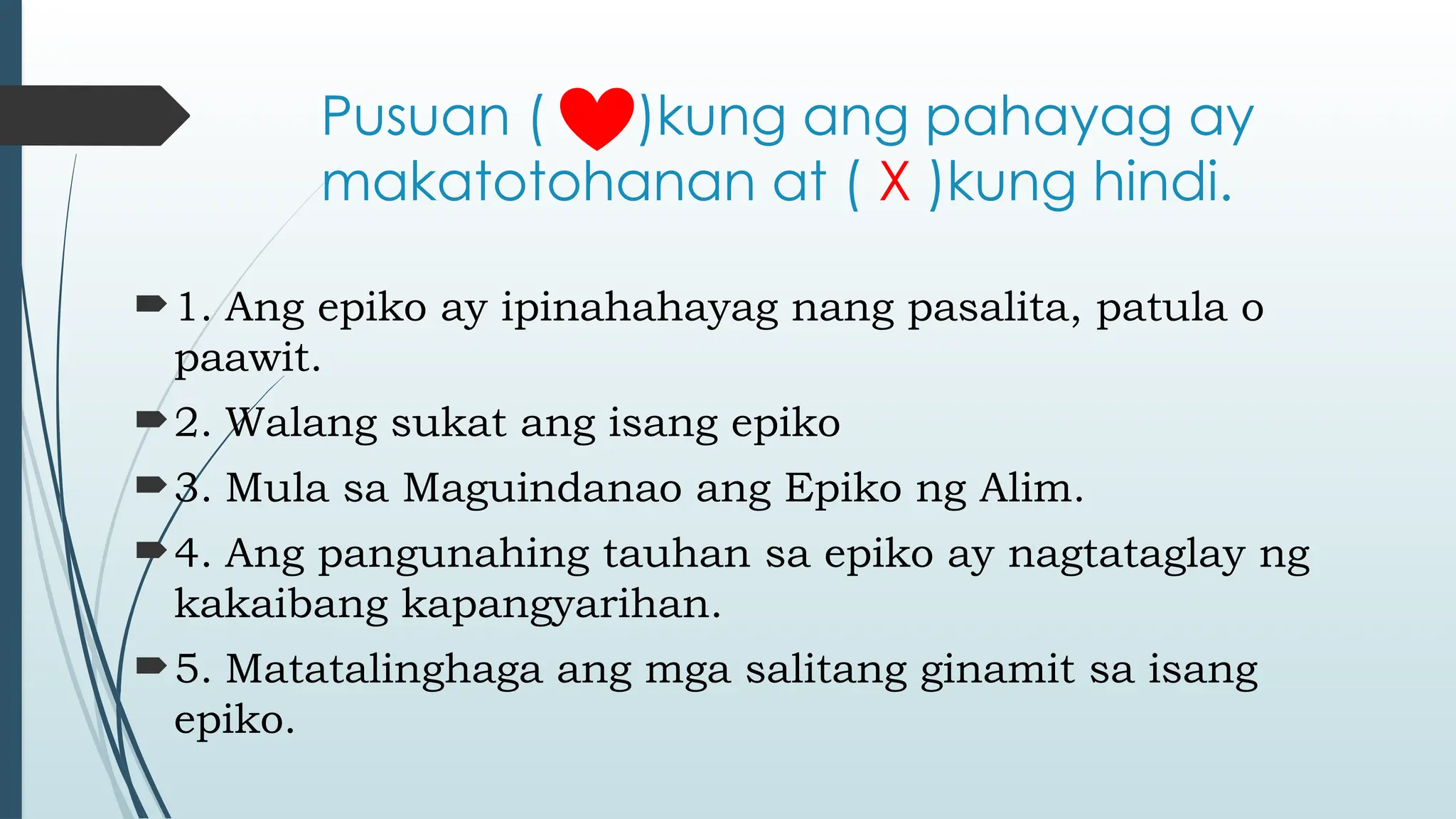 filipino presentation week 4 epiko ng pilipinas | PPTX