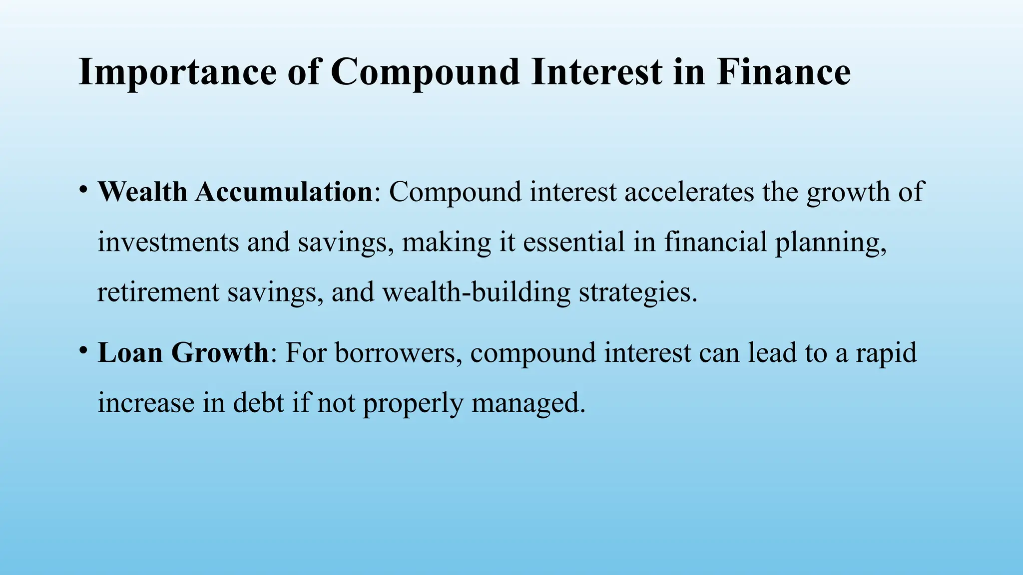 Compound Interest in Business Mathematics | PPTX