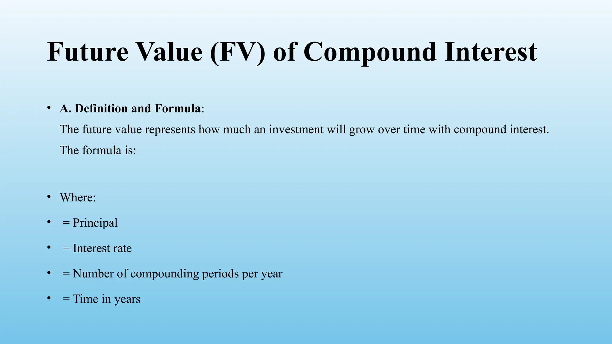 Compound Interest in Business Mathematics | PPTX