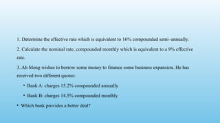 Compound Interest in Business Mathematics | PPTX