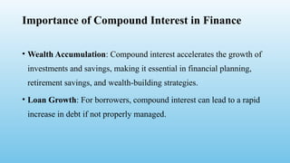 Compound Interest in Business Mathematics | PPTX