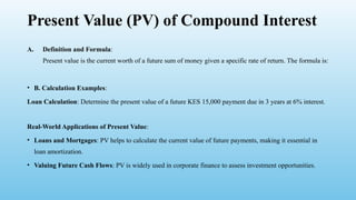 Compound Interest in Business Mathematics | PPTX
