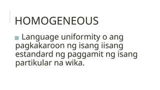 Komunikasyon at pananaliksik sa wikang Filipino | PPT