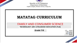 WEEK 4 Family consumer science Foods and Safety | PPTX