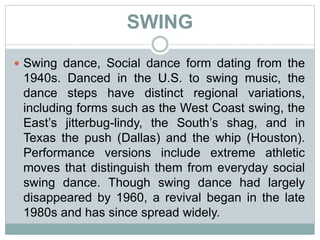 Week 4 ballroom dance power point presentation | PPTX