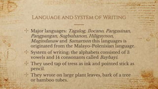History if the Philippines - Customs of the tagalog.pptx