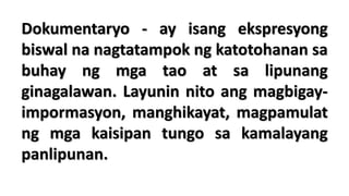 Week4 - Dokumentaryo, Mito.pptx