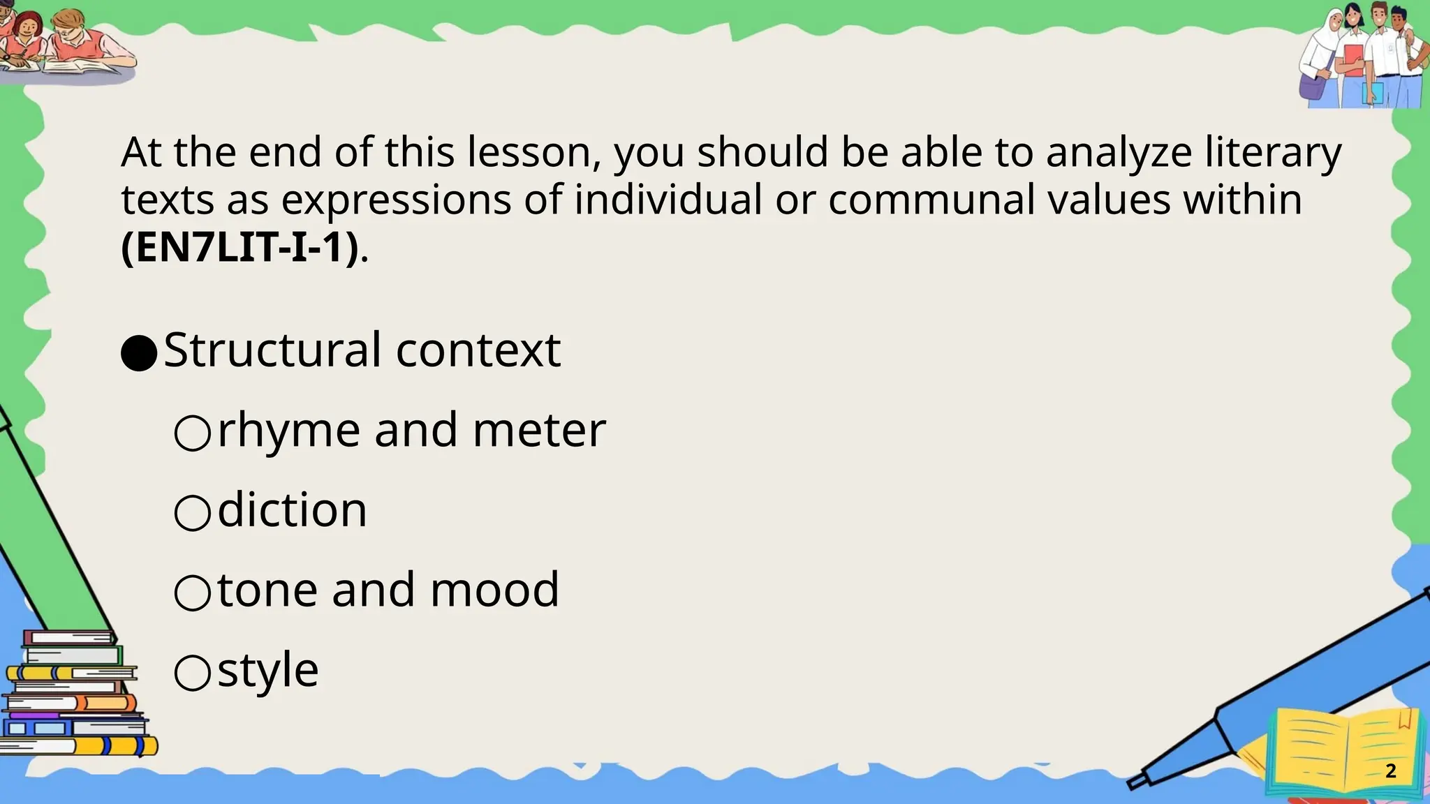 Week 4-Elements of Expression- Rhyme and Meter | PPTX