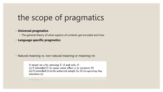 pragmatics | PPTX