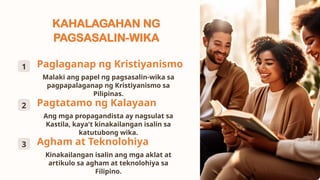 WEEK 4 - FIL 123.pptx PAGBUBUOD AT PAGSASALIN | PPTX