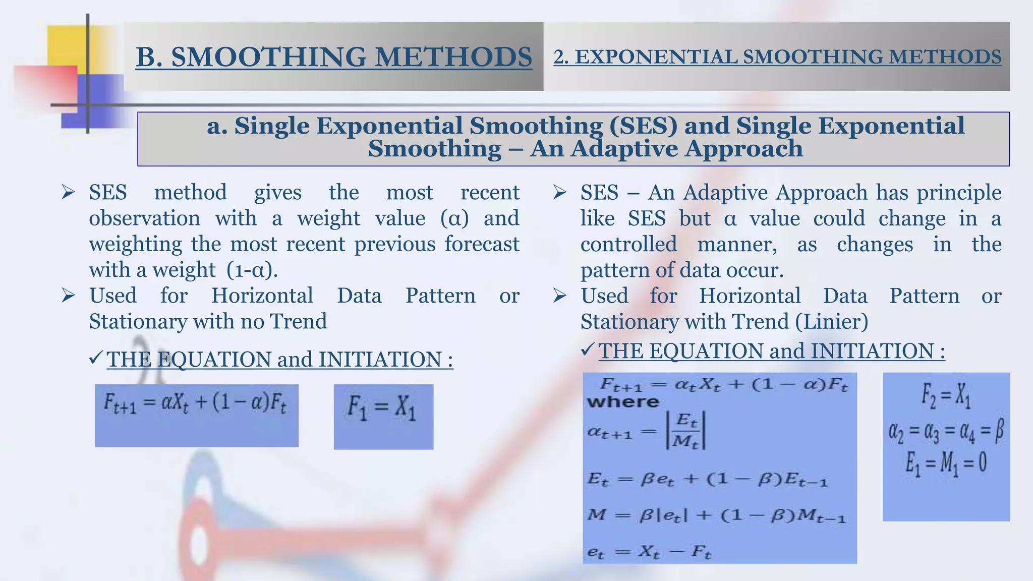 Week 4 forecasting - time series - smoothing and decomposition - m.awaluddin.t | PPTX | Web ...
