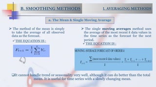 Week 4 forecasting - time series - smoothing and decomposition - m ...