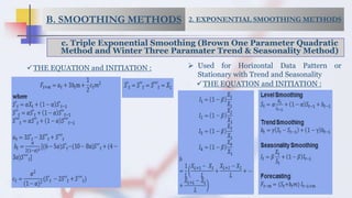Week 4 forecasting - time series - smoothing and decomposition - m ...
