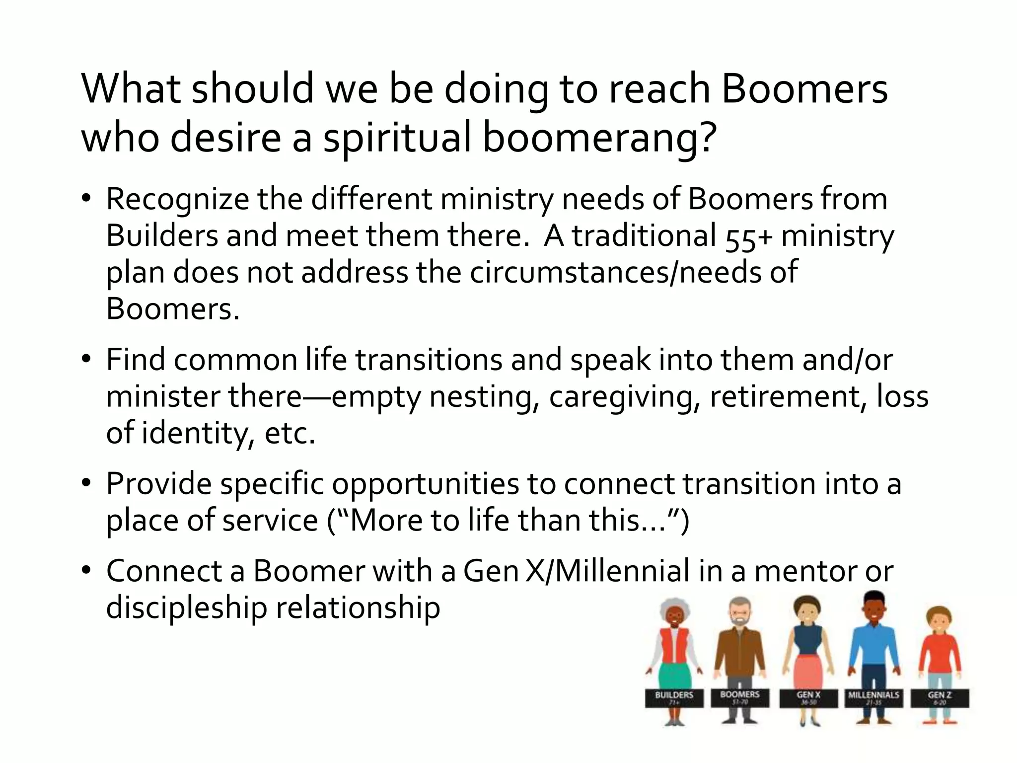 Understanding and Reaching the Generations - Week 4 | PPTX