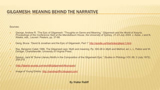 Gilgamesh's Search for Meaning | PPT