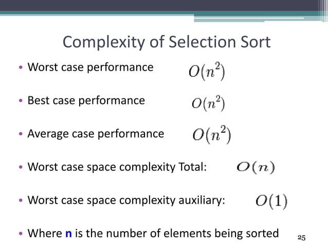 Sorting Algorithms | PPT