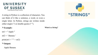 foundation class python week 4- Strings.pptx