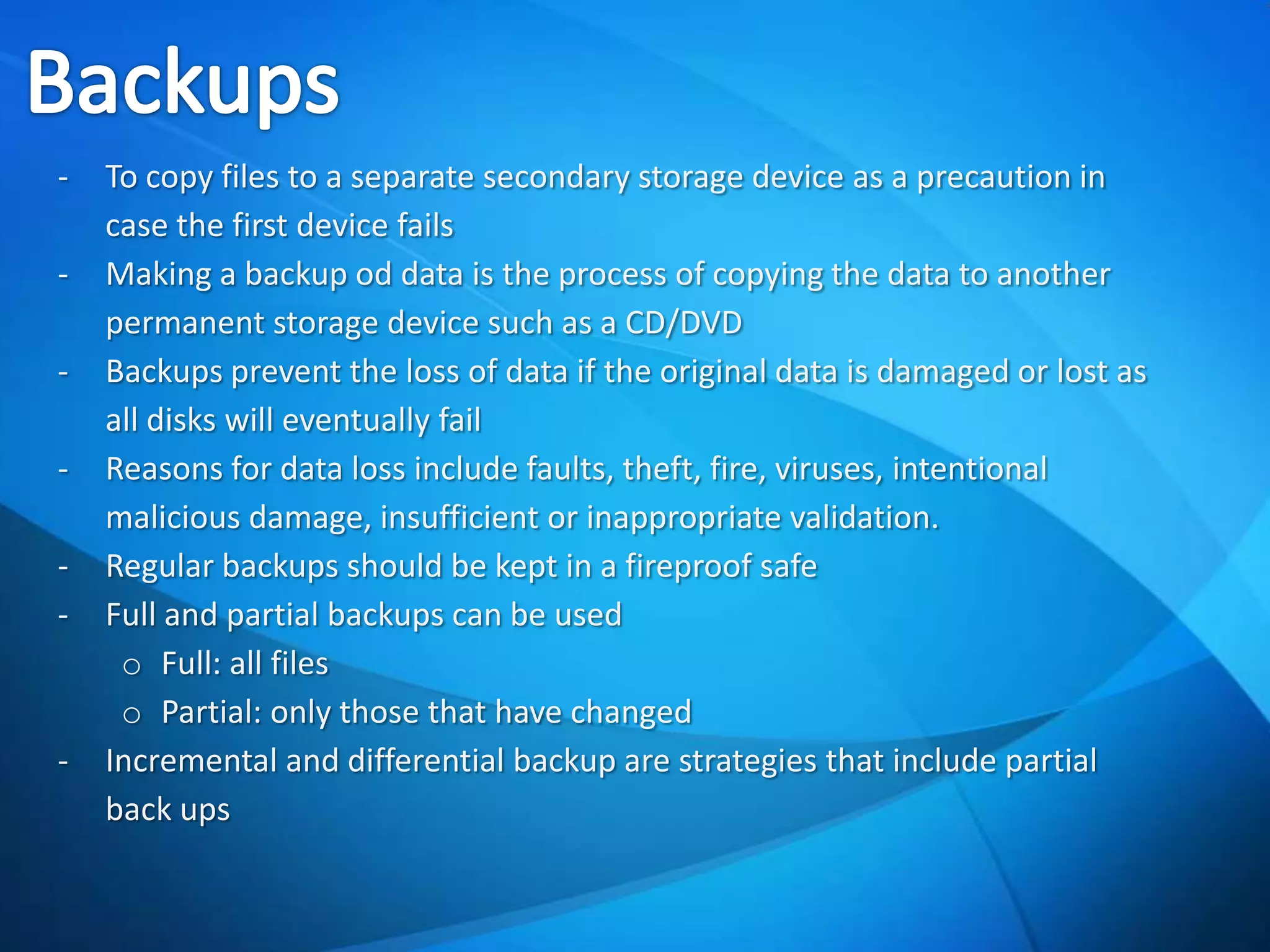 Task 1 - Securing Data | PPT