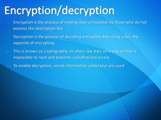 Task 1 - Securing Data | PPT