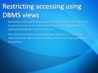 Task 1 - Securing Data | PPT